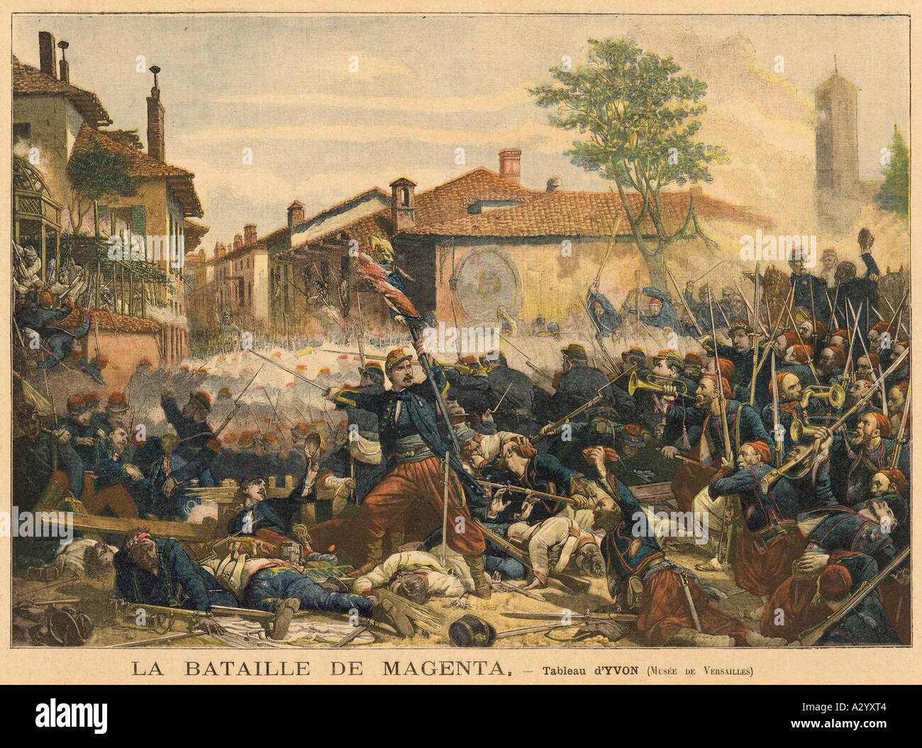 Battle Of Magenta 1859 Stock Photo - Alamy