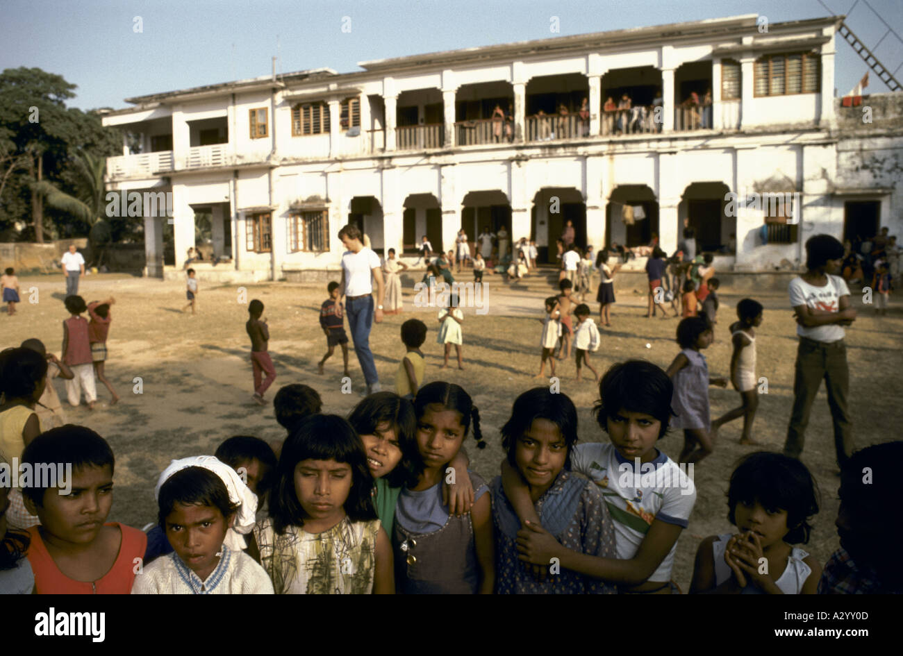 orphanage in dacca rebuilt by ba steward pat kerr Stock Photo - Alamy