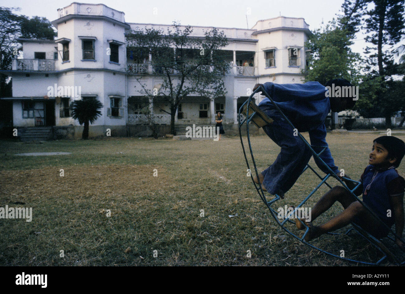 orphanage in dacca rebuilt by ba steward pat kerr Stock Photo - Alamy