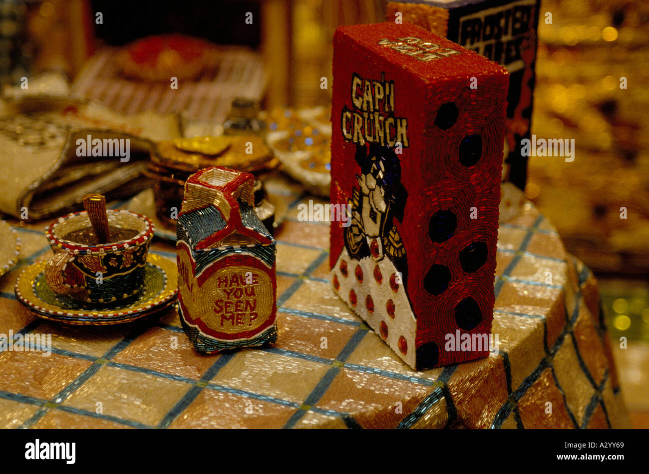 liza lou s kitchen detail of installation displayed at v a museum in ...