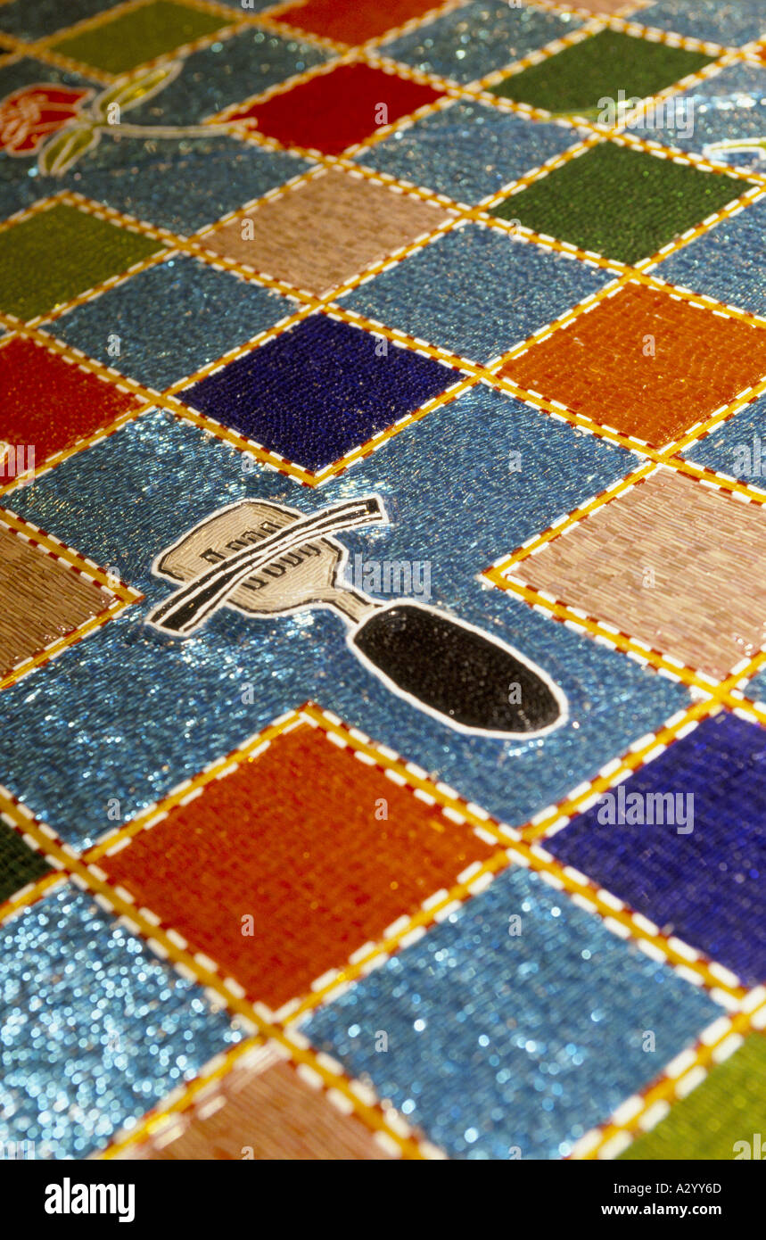 liza lou s kitchen detail of installation displayed at v a museum in ...