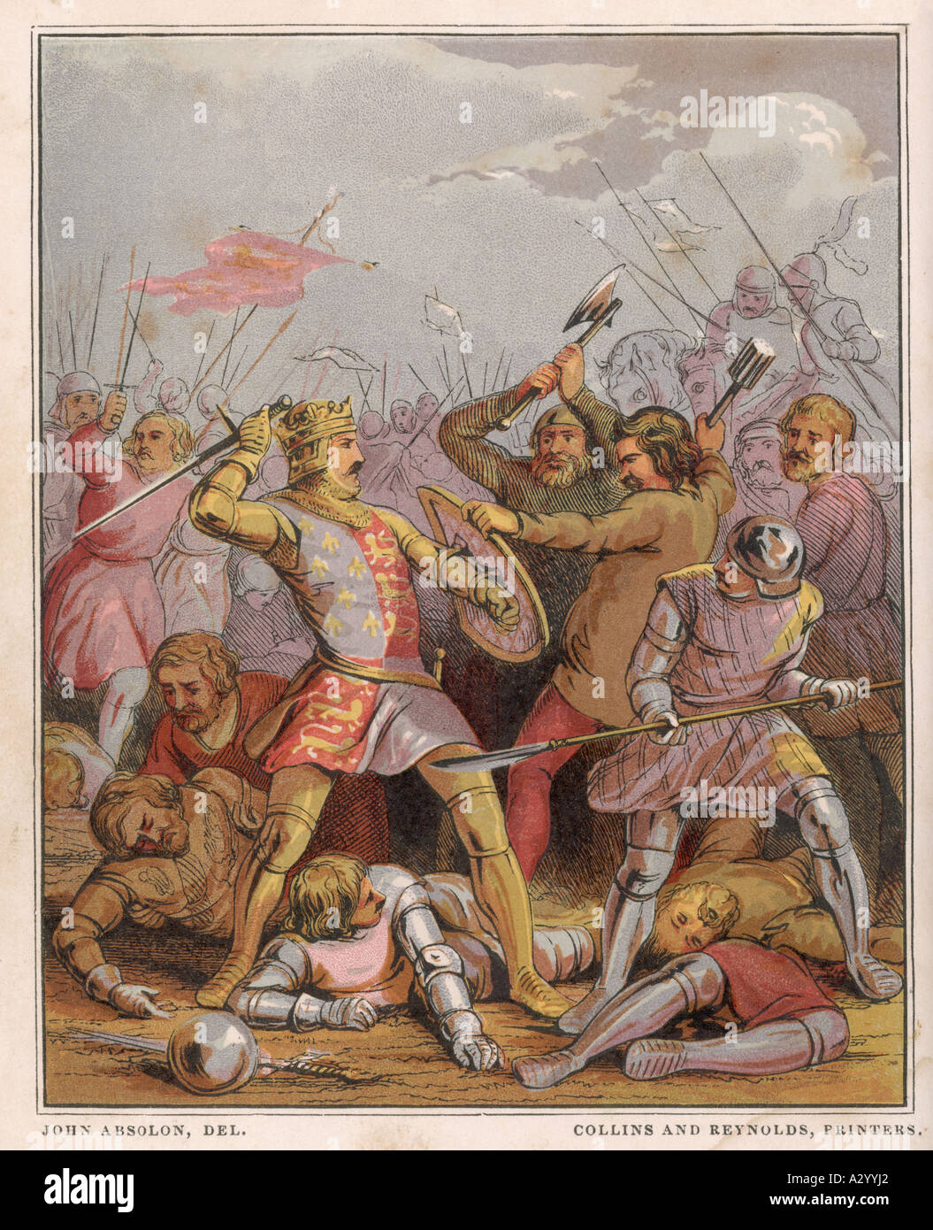 Henry V At Agincourt Stock Photo - Alamy