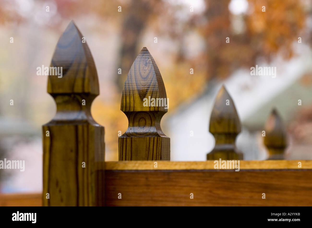 Decorative fence posts hi-res stock photography and images - Alamy