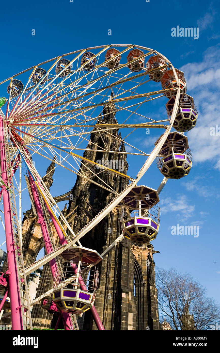 Ferris Wheel in Edinburgh Stock Photo - Alamy