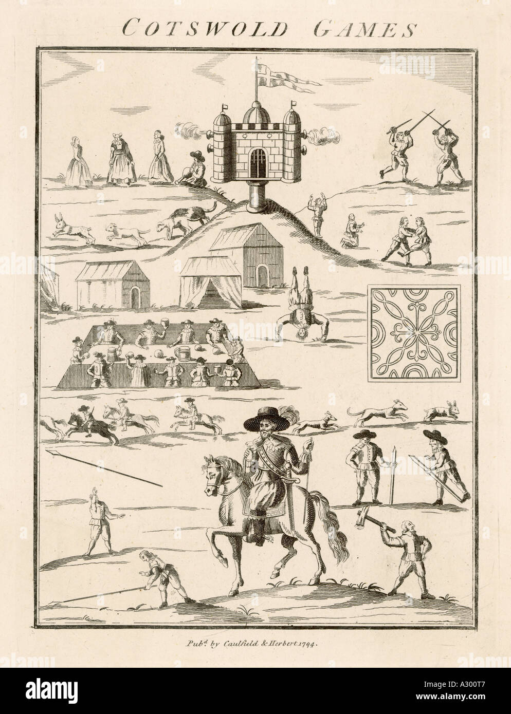 Cotswold Games 17th C Stock Photo - Alamy