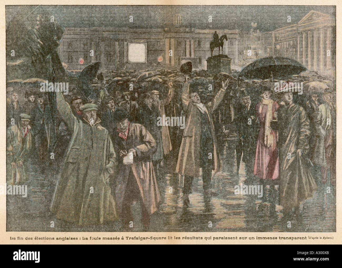 Watching Election Result Stock Photo - Alamy