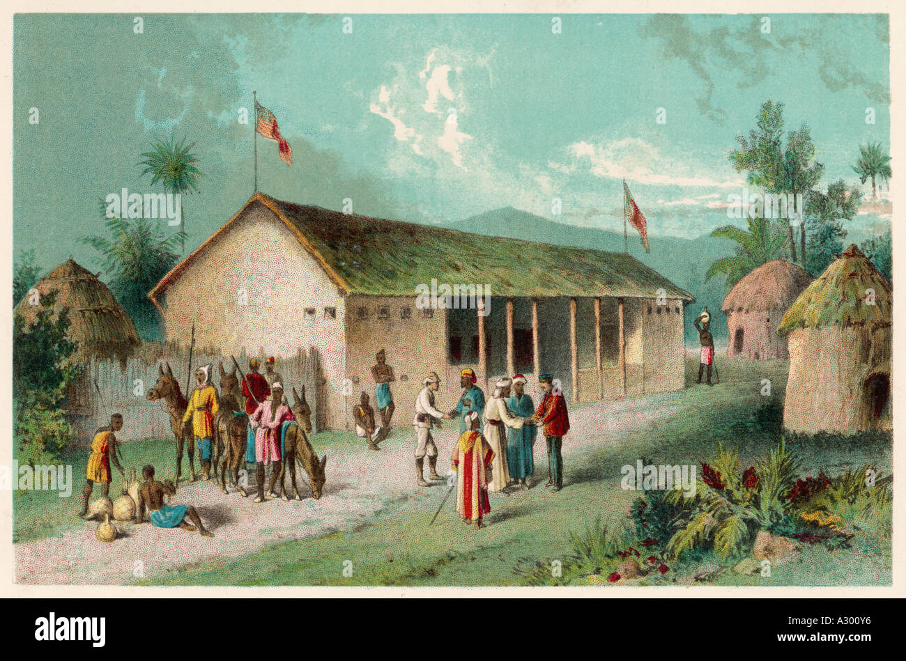 Arab Visit Liv. Stanley Stock Photo - Alamy