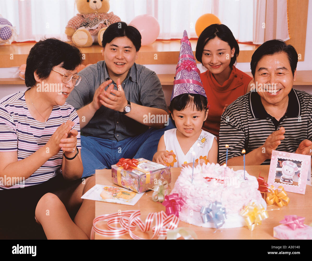 Asian bithday party hi-res stock photography and images - Alamy