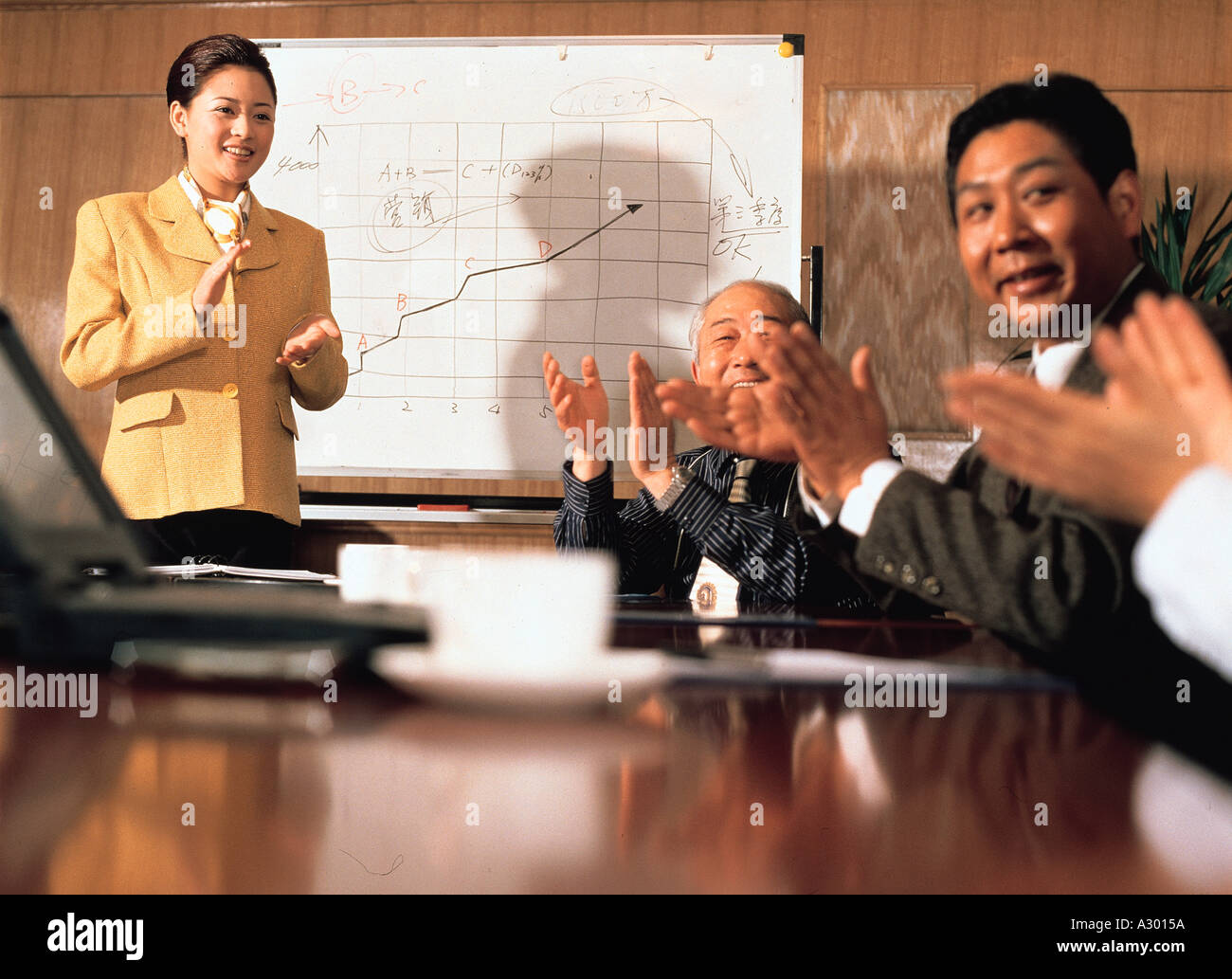 Chinese corporation discussion meeting Stock Photo - Alamy