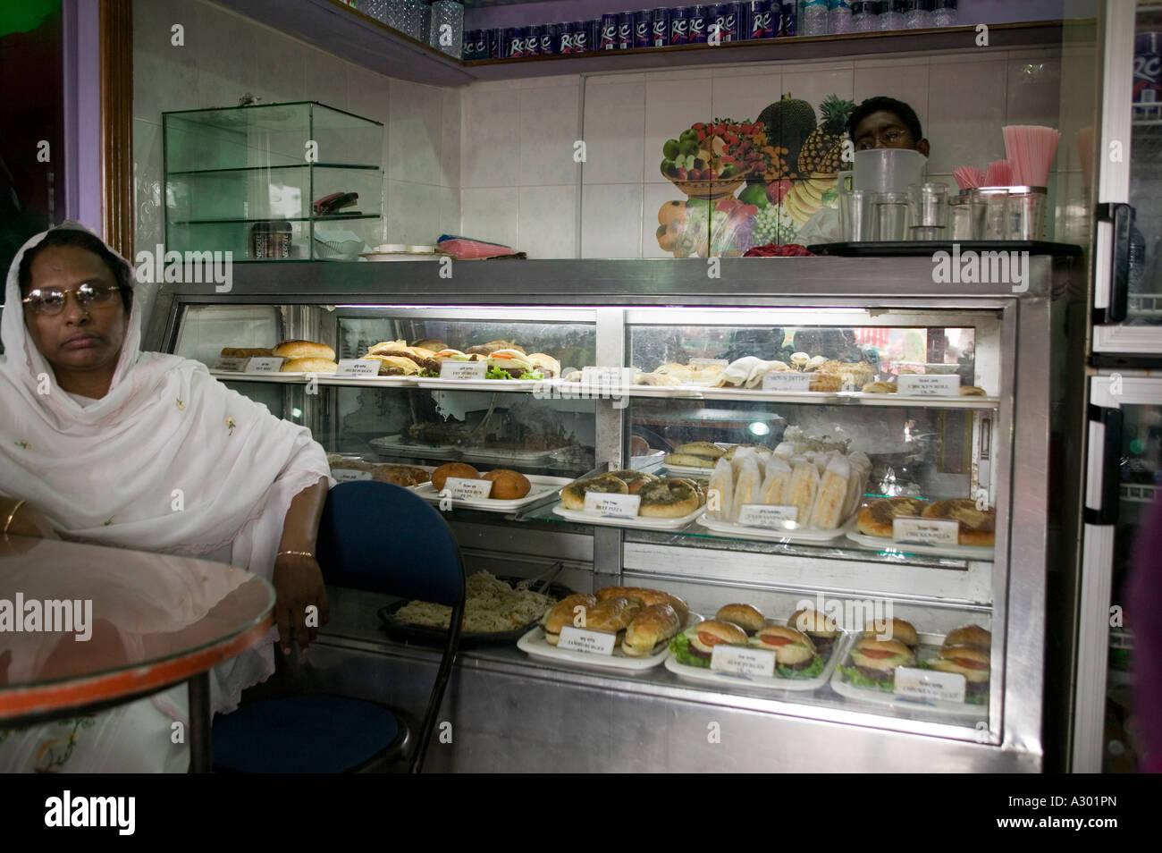 A fast food restaurant at the New Market in Dhaka Bangladesh Stock ...