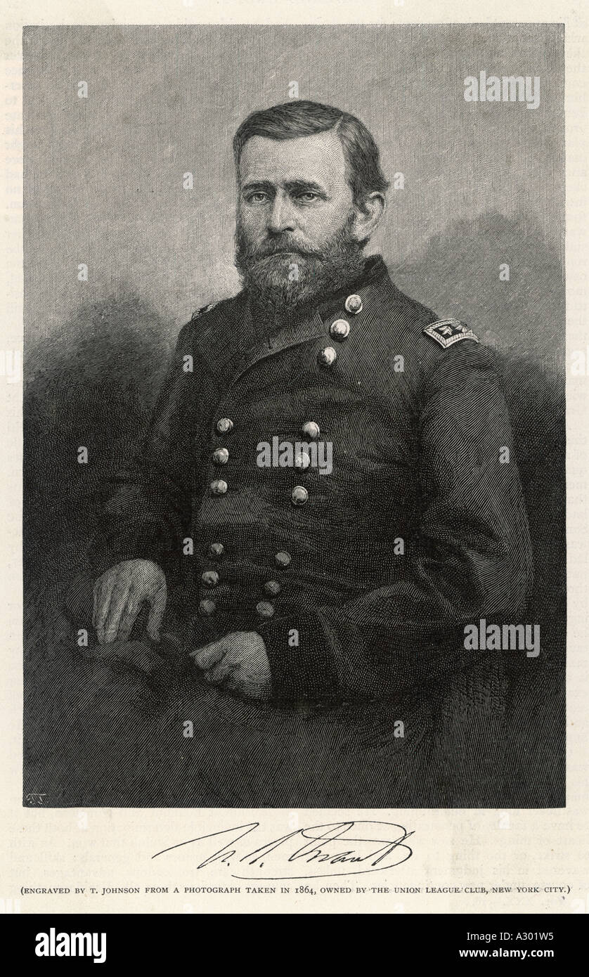 Ulysses s 1822 1885 johnson hi-res stock photography and images - Alamy