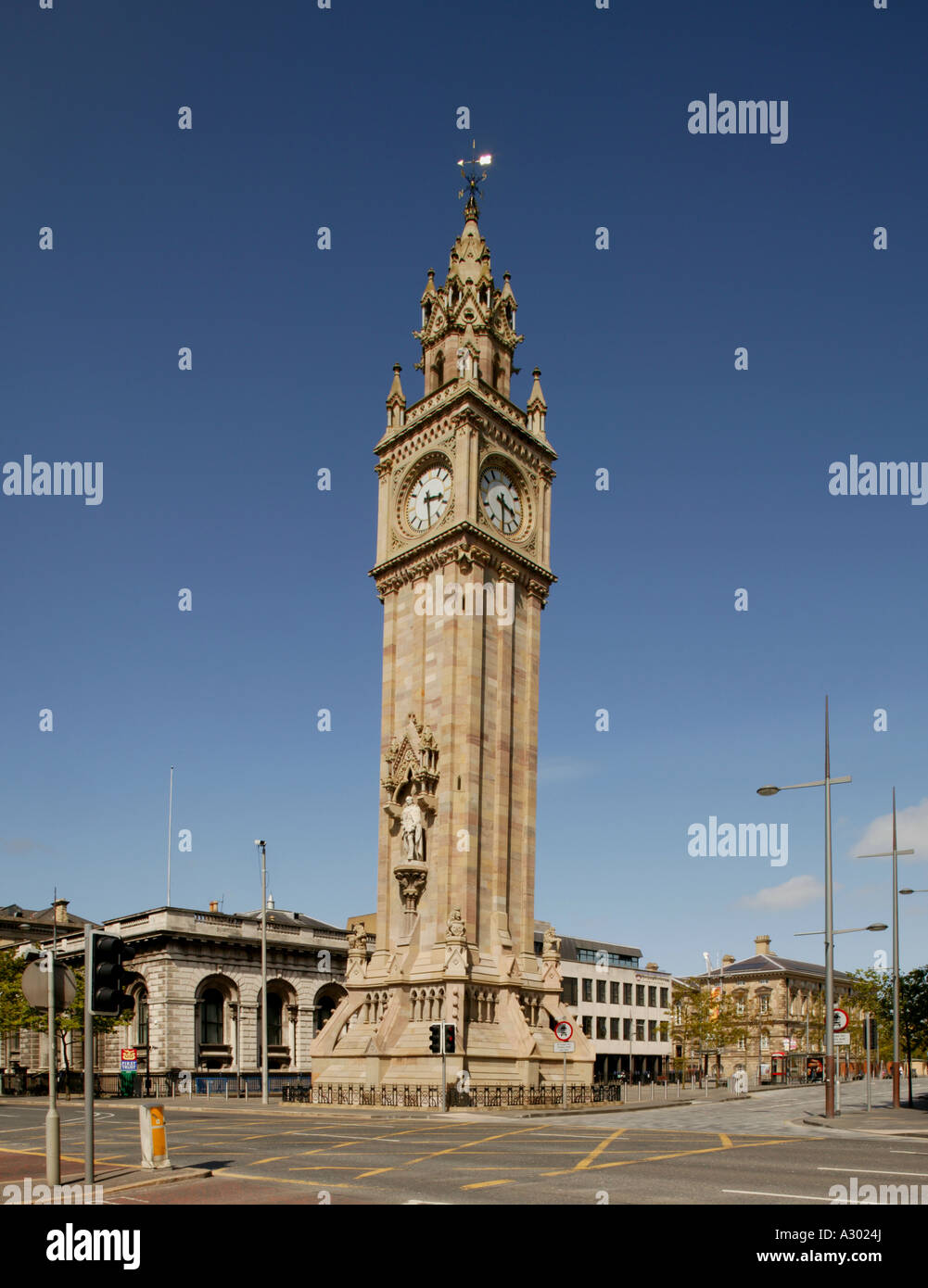 Albert Clock, Belfast Stock Photo - Alamy