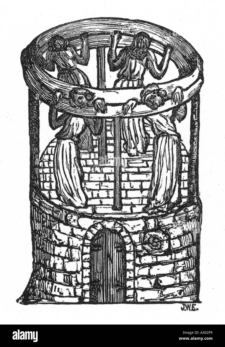 Pillory Seen Inside Stock Photo - Alamy