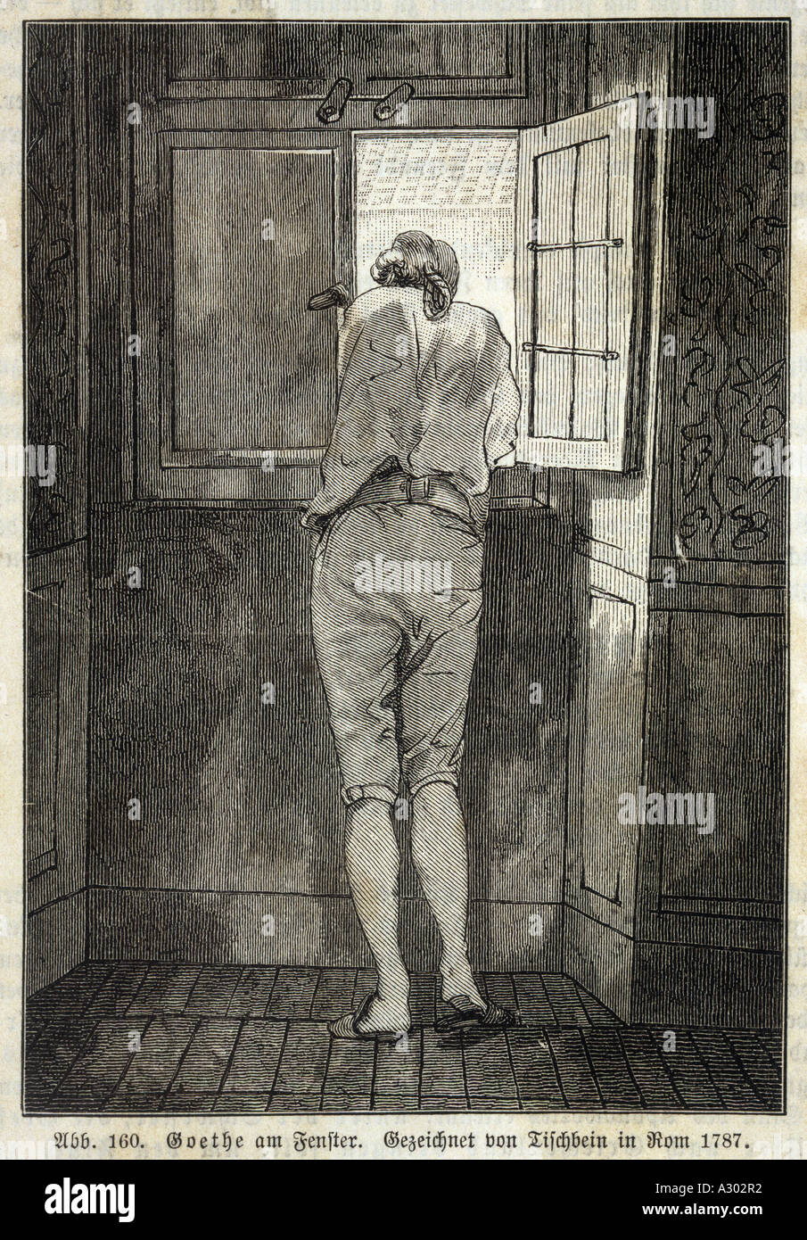 Goethe Window Tischbein Stock Photo - Alamy