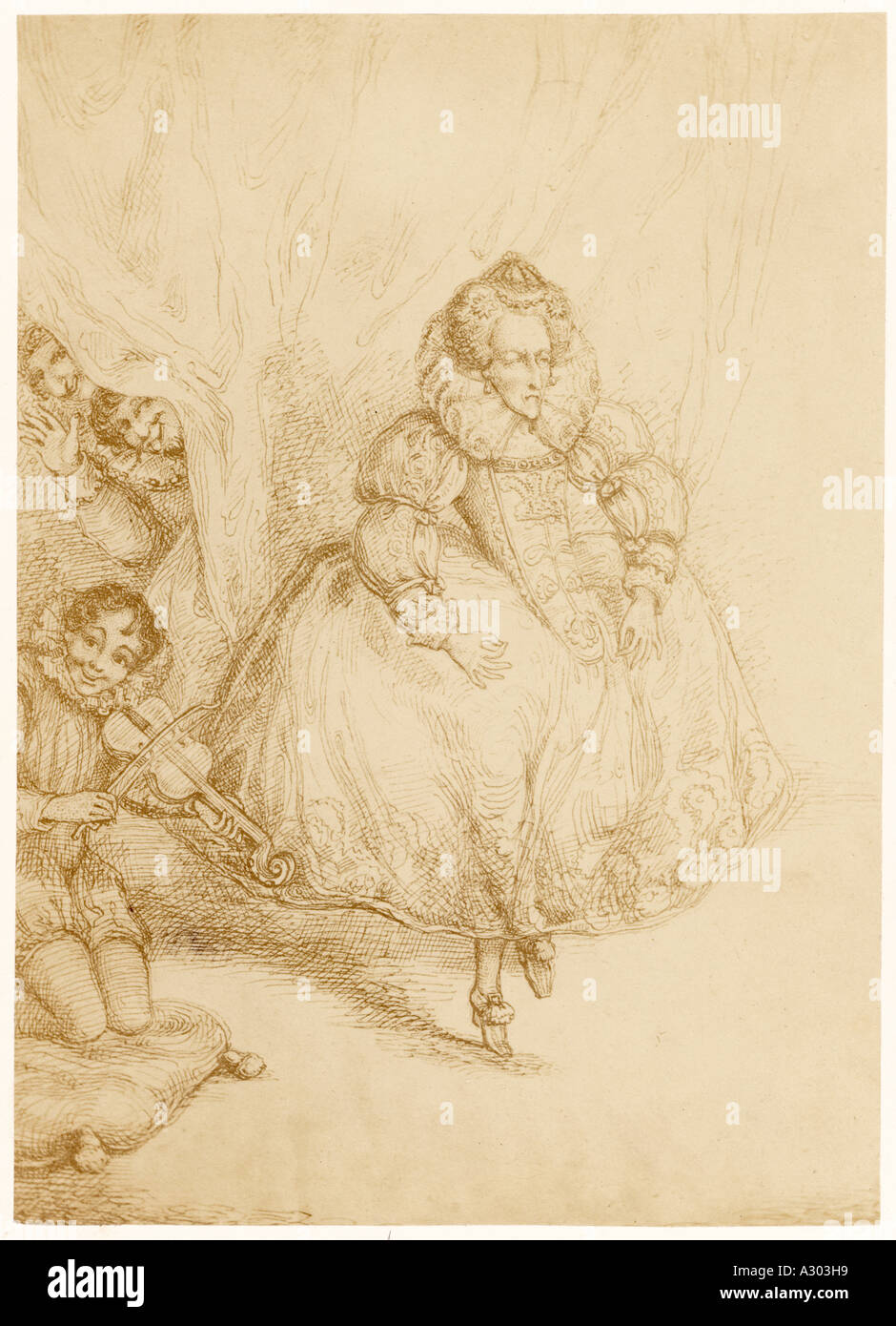 Elizabeth I Dancing Stock Photo - Alamy