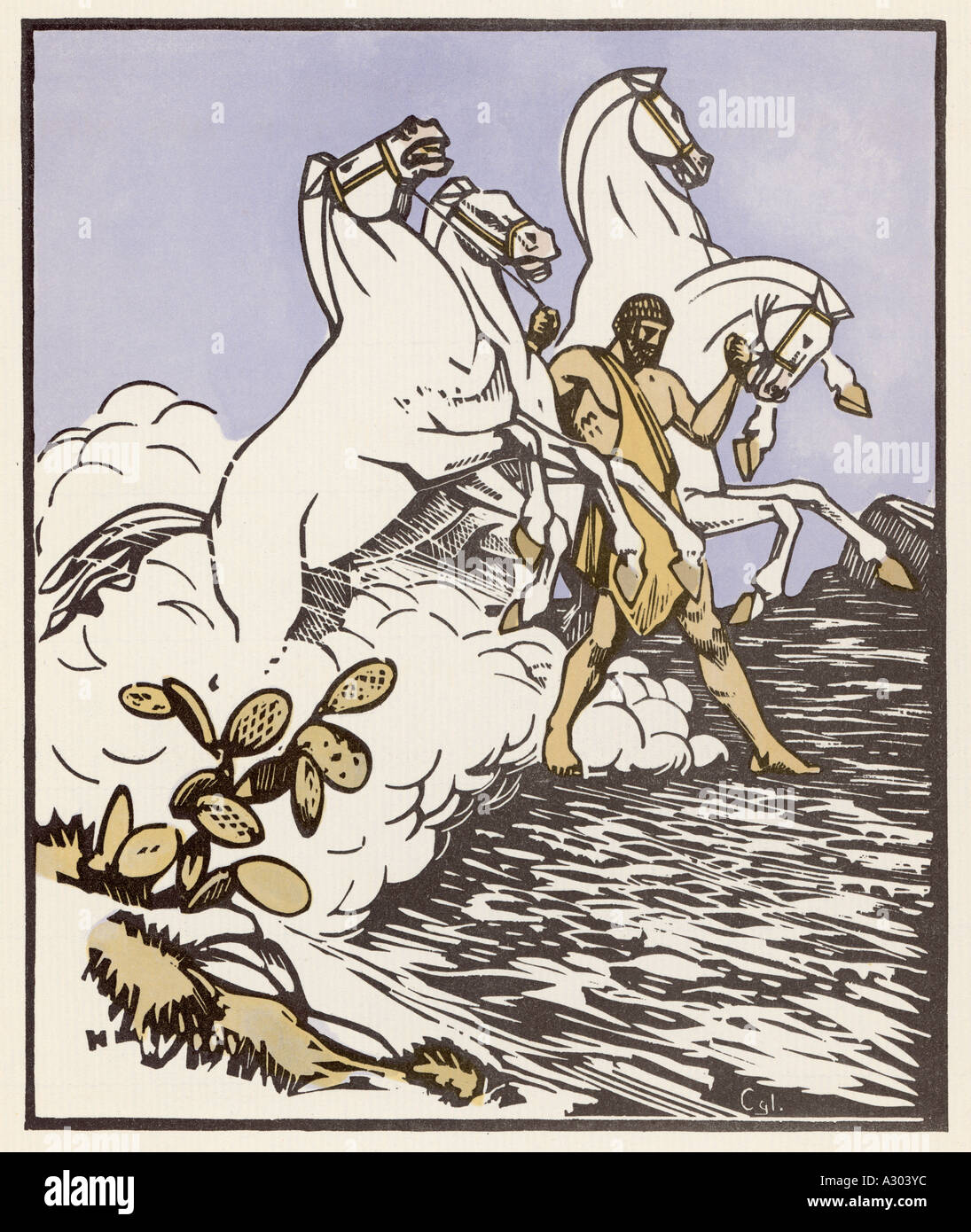 Hercules and the mares of diomedes hi-res stock photography and images ...