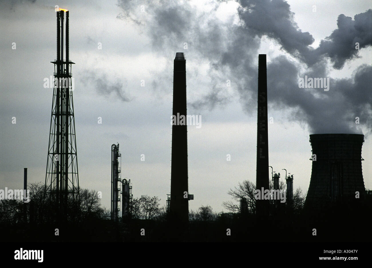 Oil refinery, Germany Stock Photo - Alamy