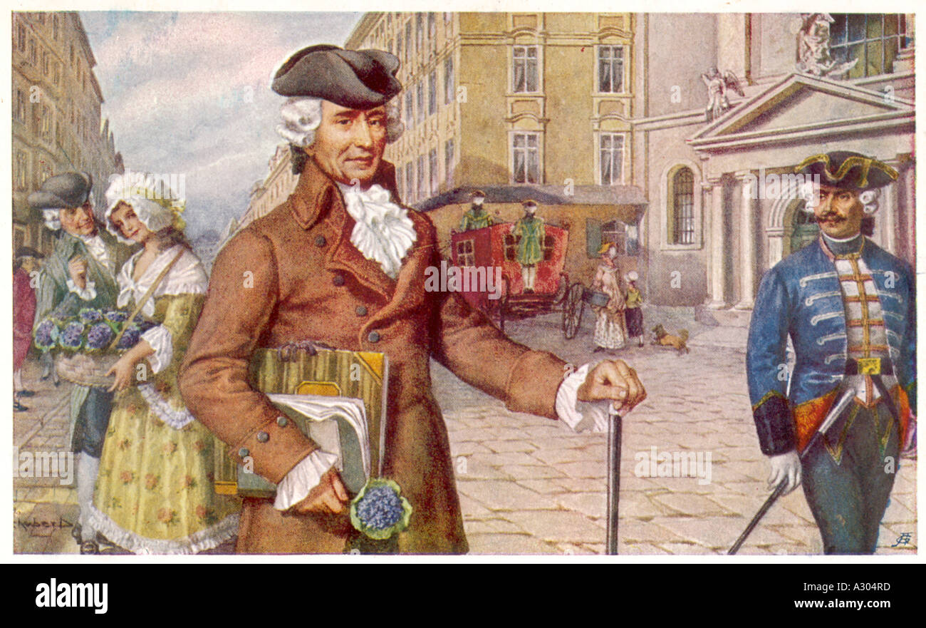 Joseph haydn in the street hi-res stock photography and images - Alamy