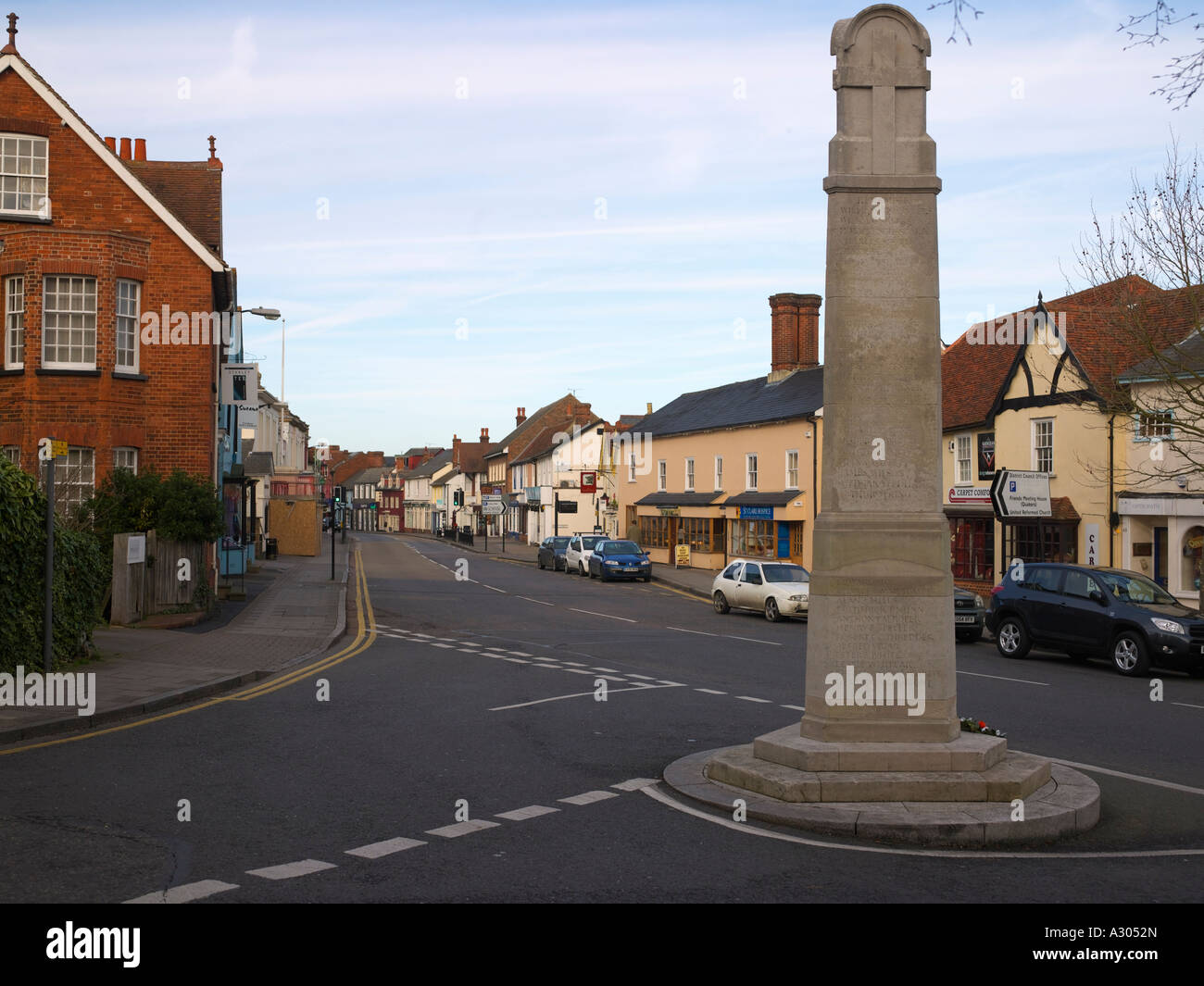 Great Dunmow War Memorial Stock Photo - Alamy