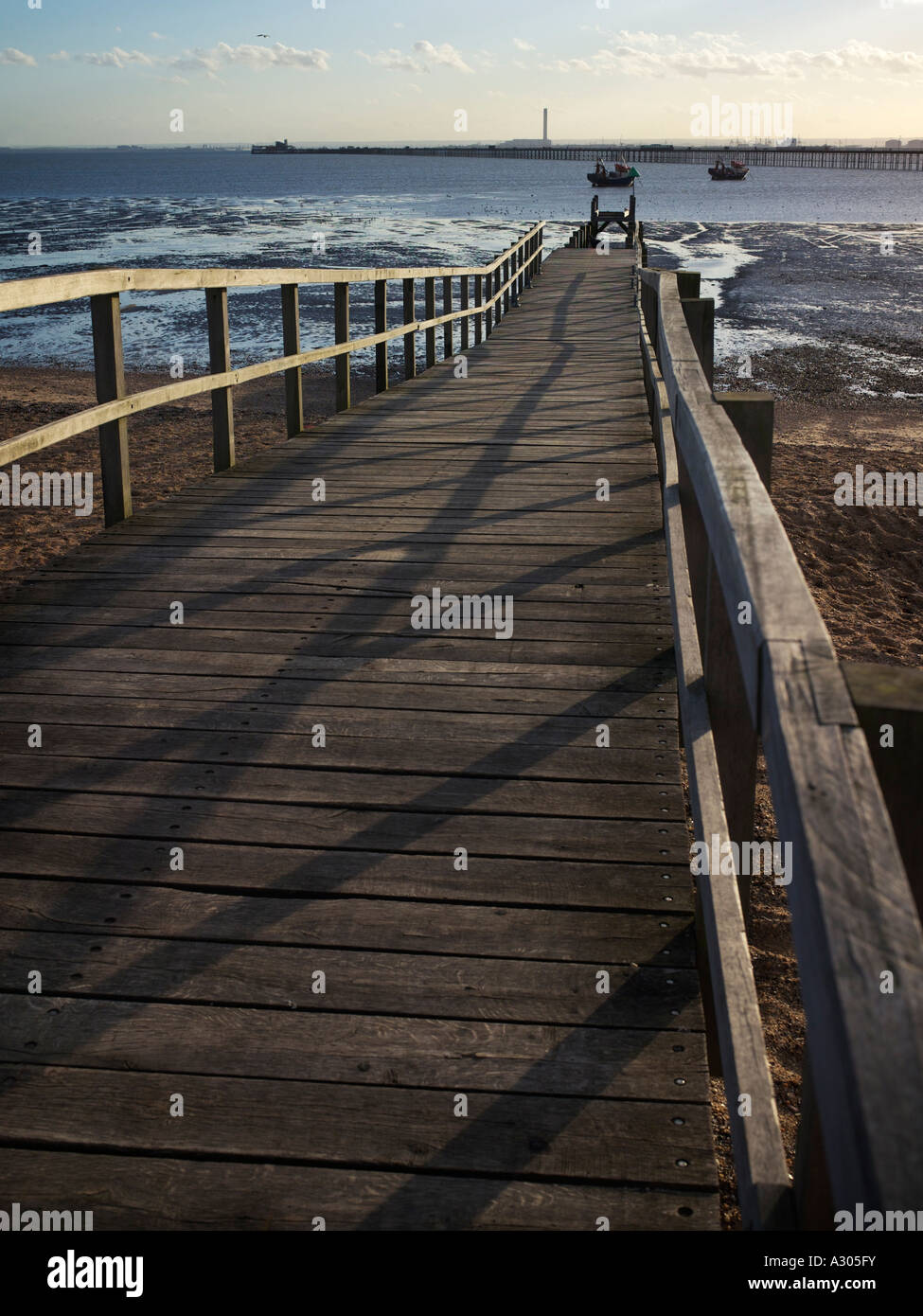Wooden jetty at Southend on Sea in Essex England Stock Photo - Alamy