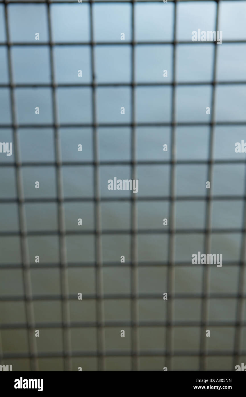 fence metal frame wire work Stock Photo - Alamy