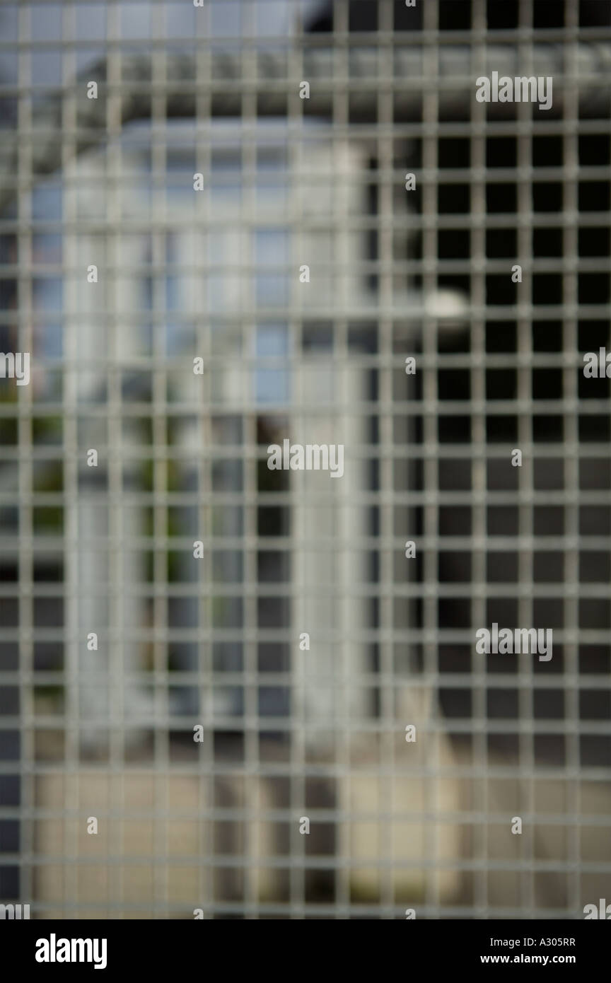 fence metal frame wire work Stock Photo - Alamy