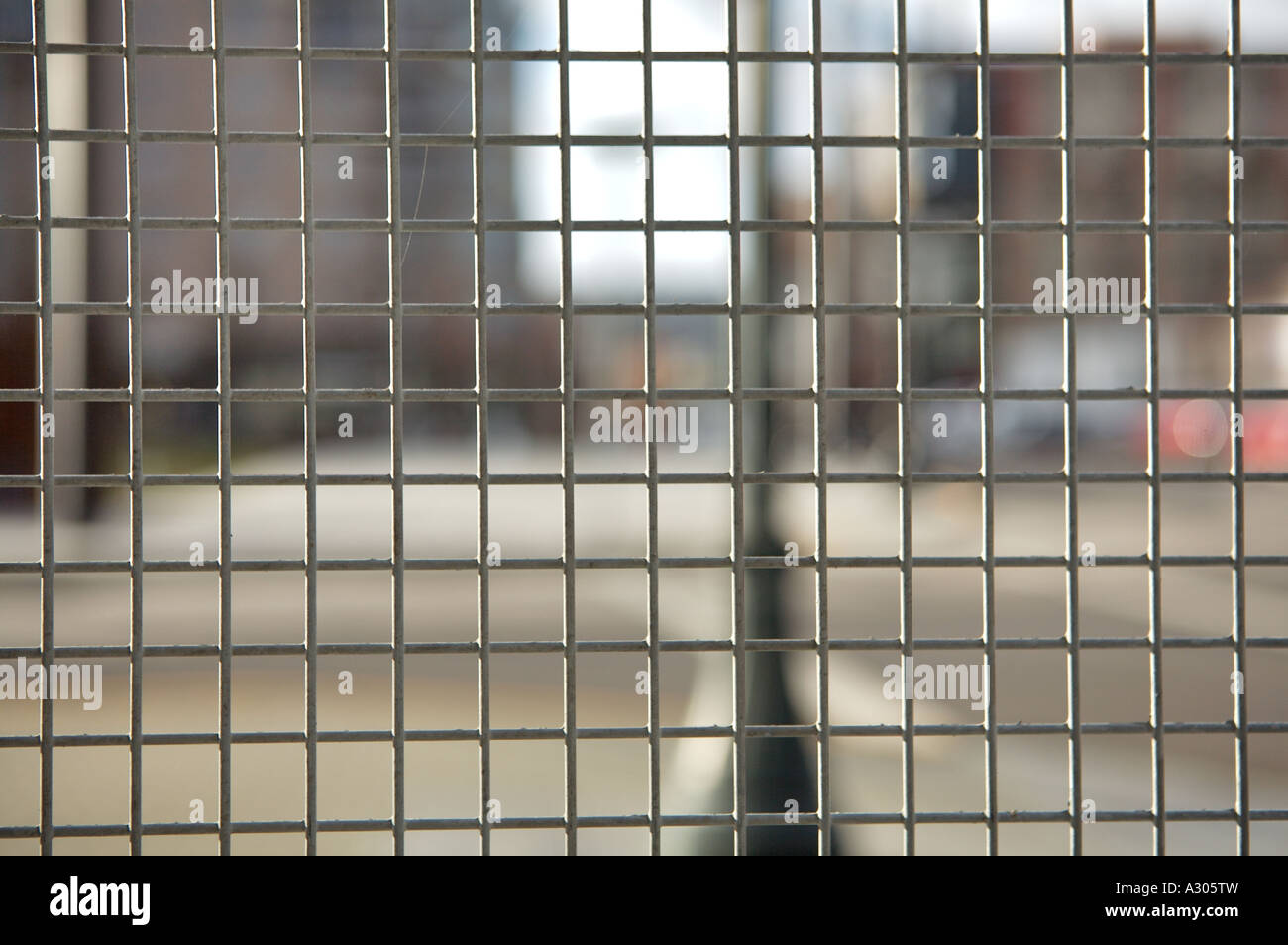 fence metal frame wire work Stock Photo - Alamy