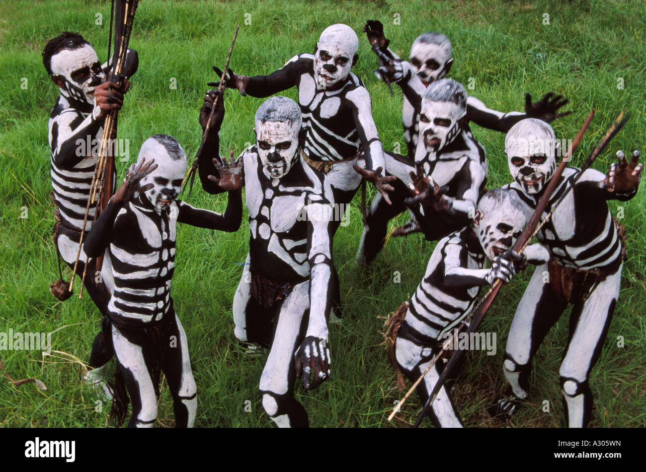 Omo Masilai skeleton tribespeople in the village Omo Masilai Village ...