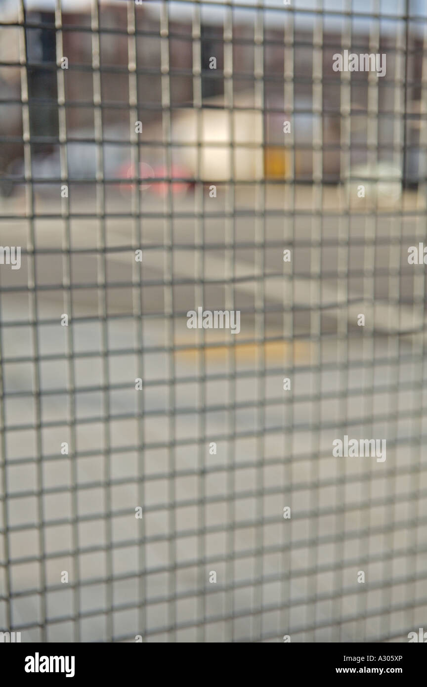 fence metal frame wire work Stock Photo - Alamy