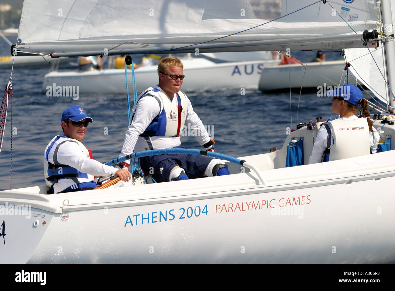 John Robertson Stephen Thomas and Hannah Stodel of Great Britain ...