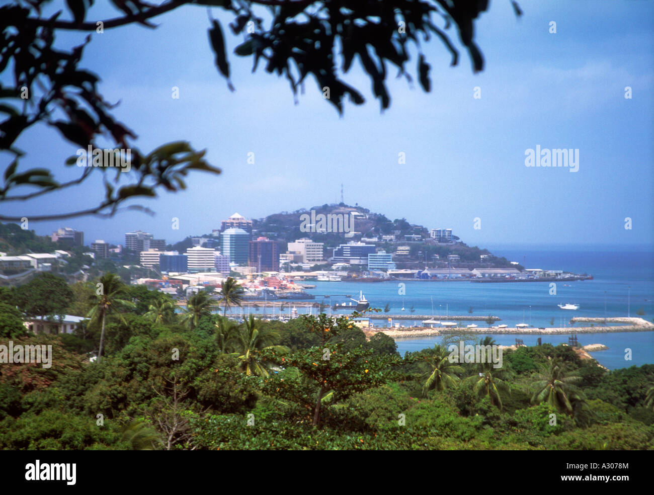 Cityscape of Port Moresby Papua New Guinea Stock Photo - Alamy