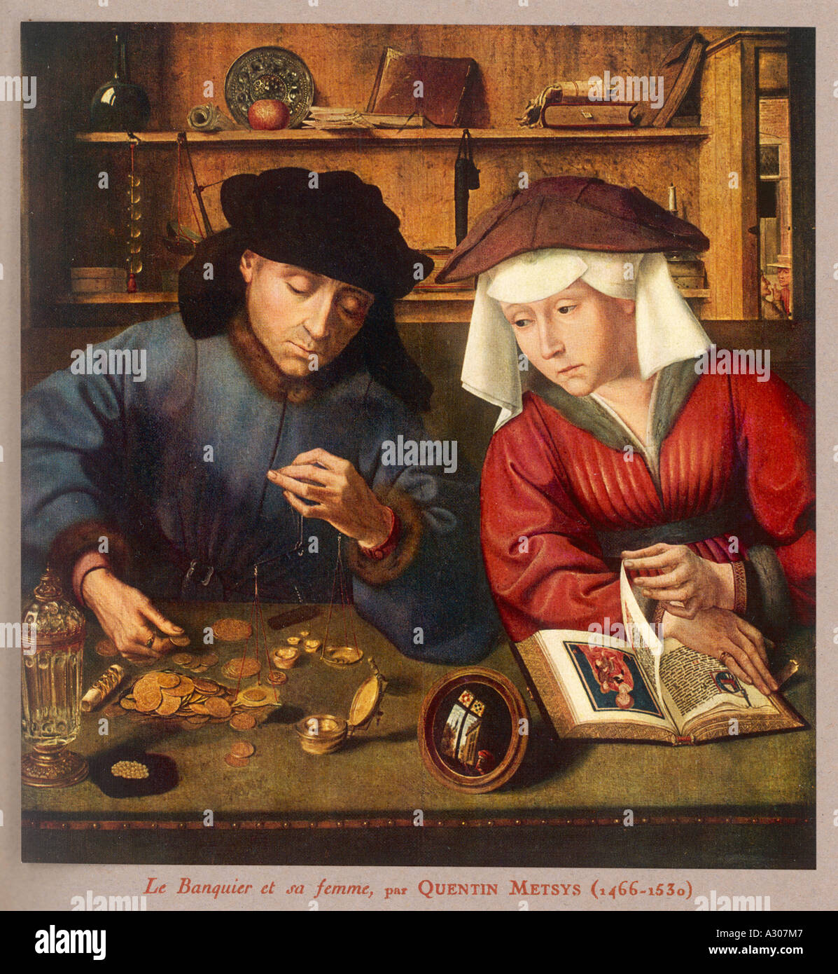 The banker 16th century hi-res stock photography and images - Alamy