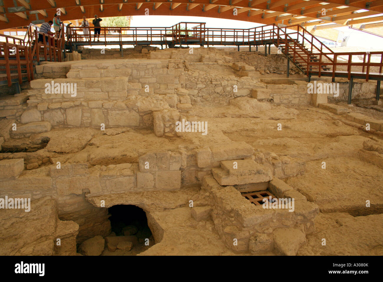 THE HOUSE OF EUSTOLIOS. KOURION. CURIUM. CYPRUS. MEDITERRANEAN ISLAND ...