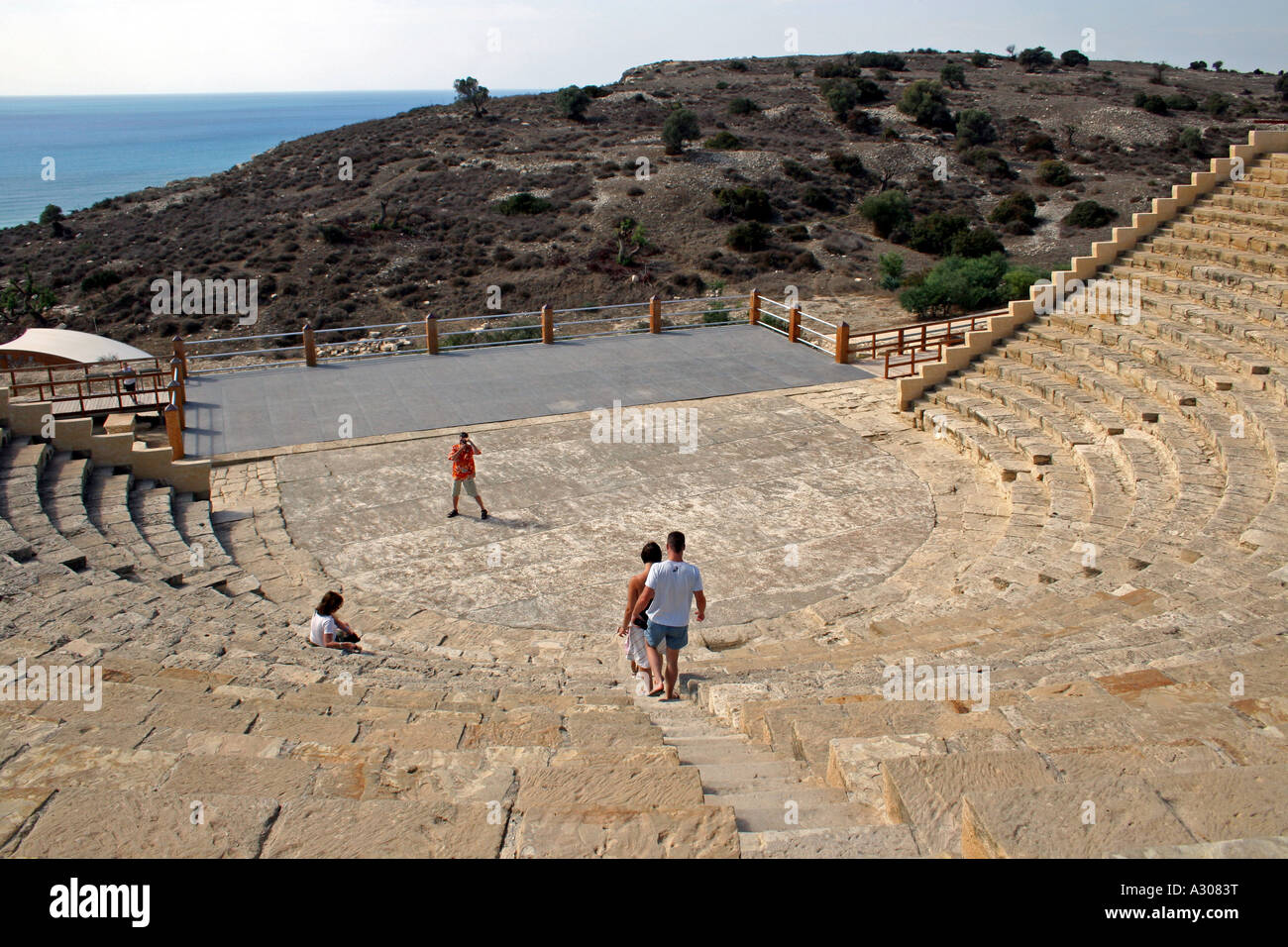 THE ROMAN AMPHITHEATRE. KOURION. CURIUM. CYPRUS Stock Photo - Alamy