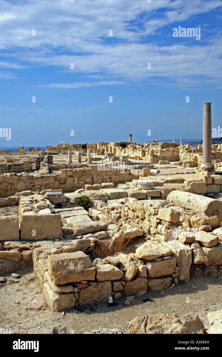 EARLY CHRISTIAN BASILICA. KOURION. CURIUM. CYPRUS. MEDITERRANEAN ISLAND ...