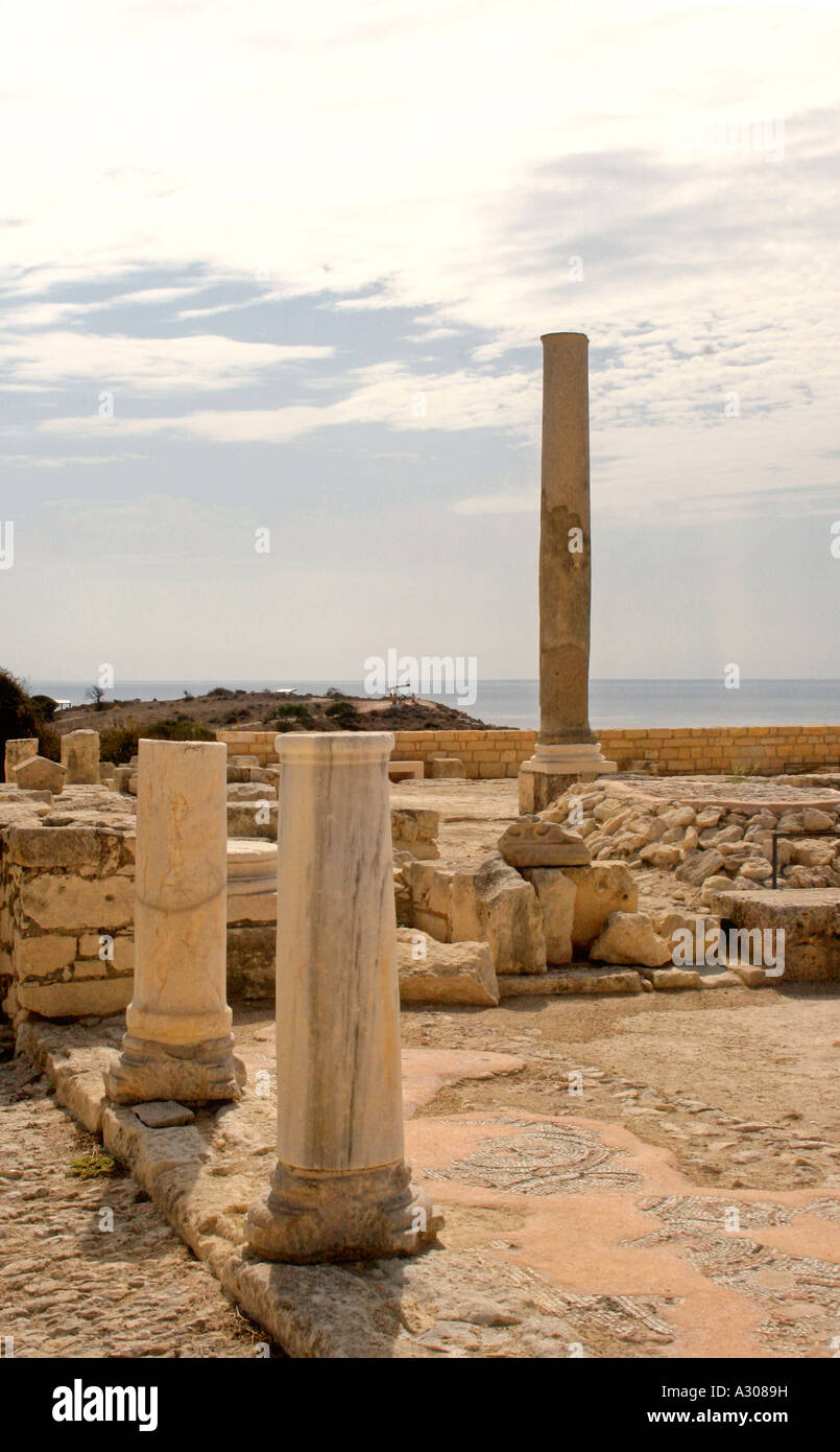EARLY CHRISTIAN BASILICA. KOURION. CURIUM. CYPRUS. MEDITERRANEAN ISLAND ...