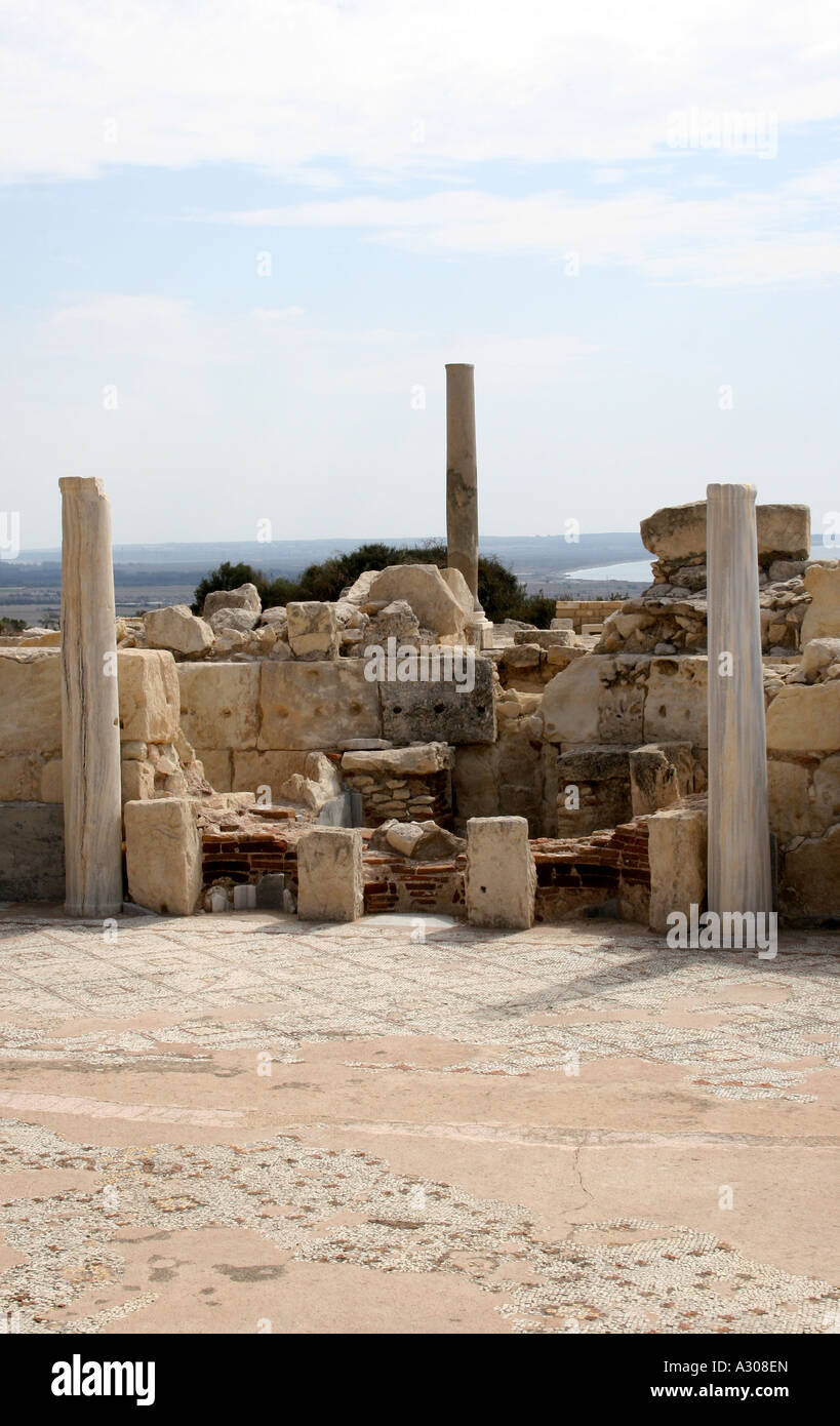 EARLY CHRISTIAN BASILICA. KOURION. CURIUM. CYPRUS. MEDITERRANEAN ISLAND ...