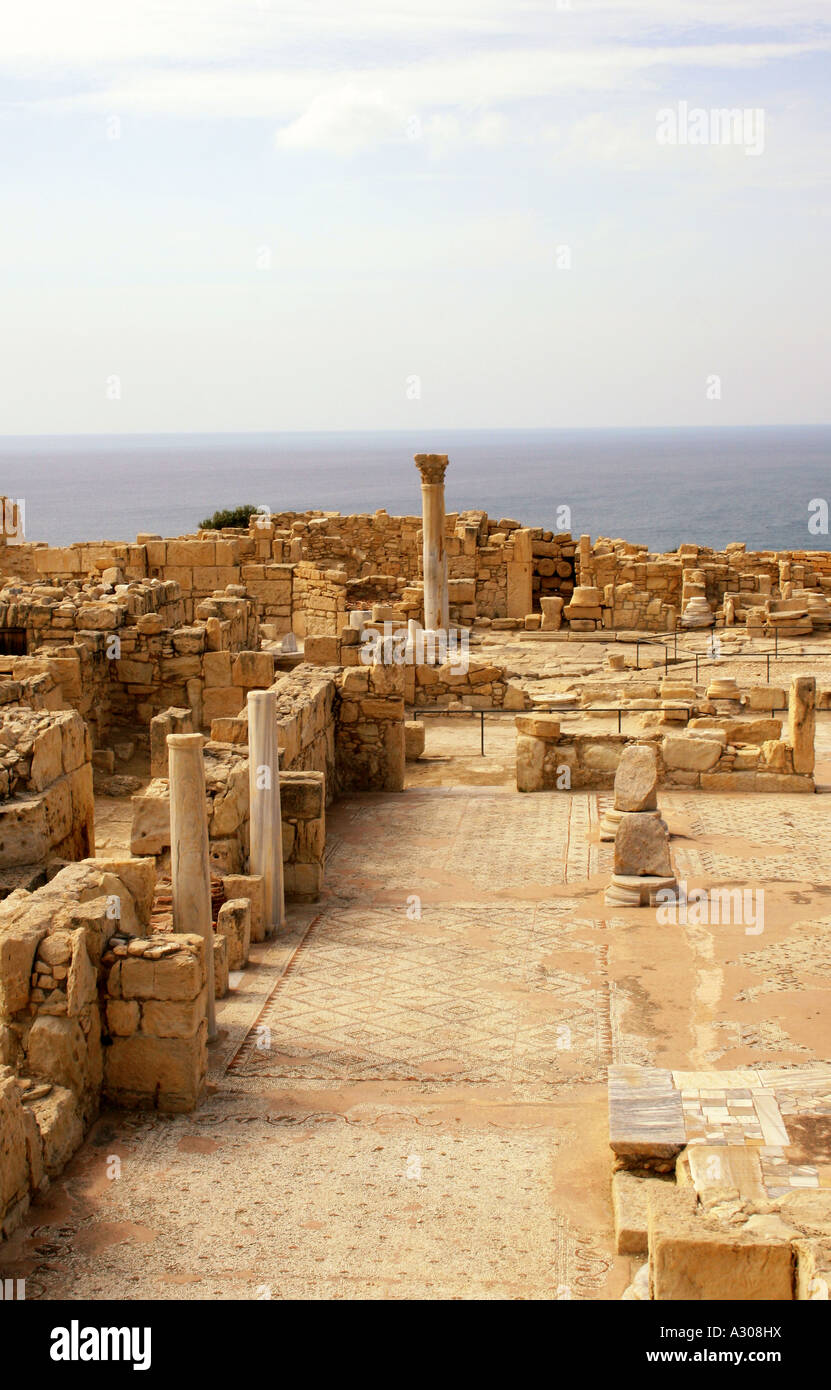 EARLY CHRISTIAN BASILICA. KOURION. CURIUM. CYPRUS. MEDITERRANEAN ISLAND ...