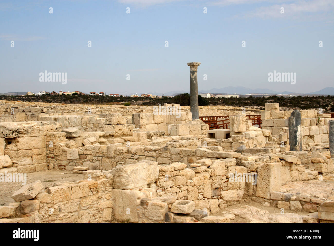 EARLY CHRISTIAN BASILICA. KOURION. CURIUM. CYPRUS. MEDITERRANEAN ISLAND ...