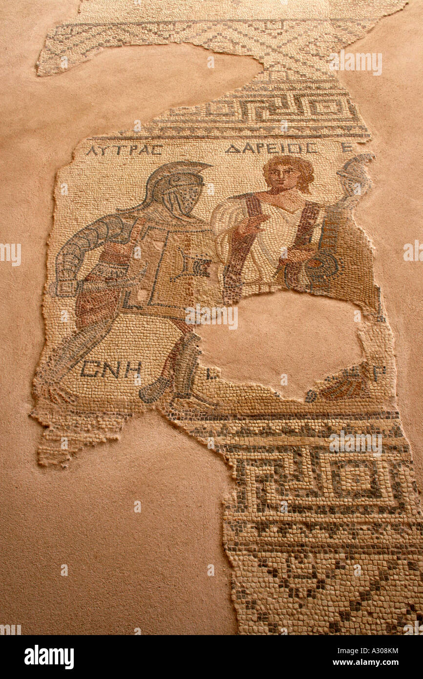 Ancient roman gladiators mosaic High Resolution Stock Photography and ...