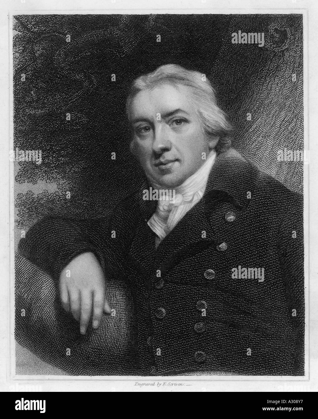 Edward Jenner Scriven Stock Photo - Alamy