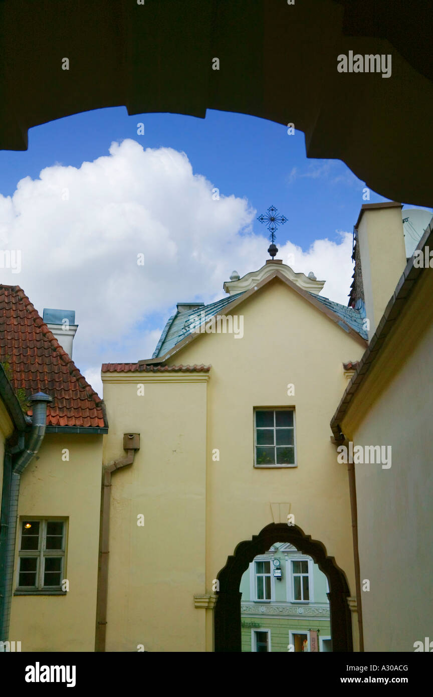 Architecture in old town Vilnius Lithuania Stock Photo - Alamy