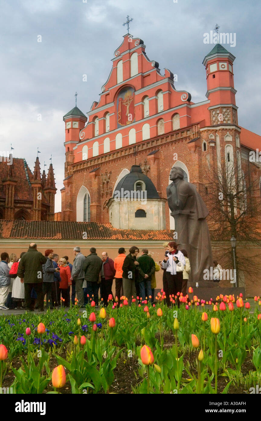 Church of St. Anne in Vilnius Lithuania Stock Photo - Alamy