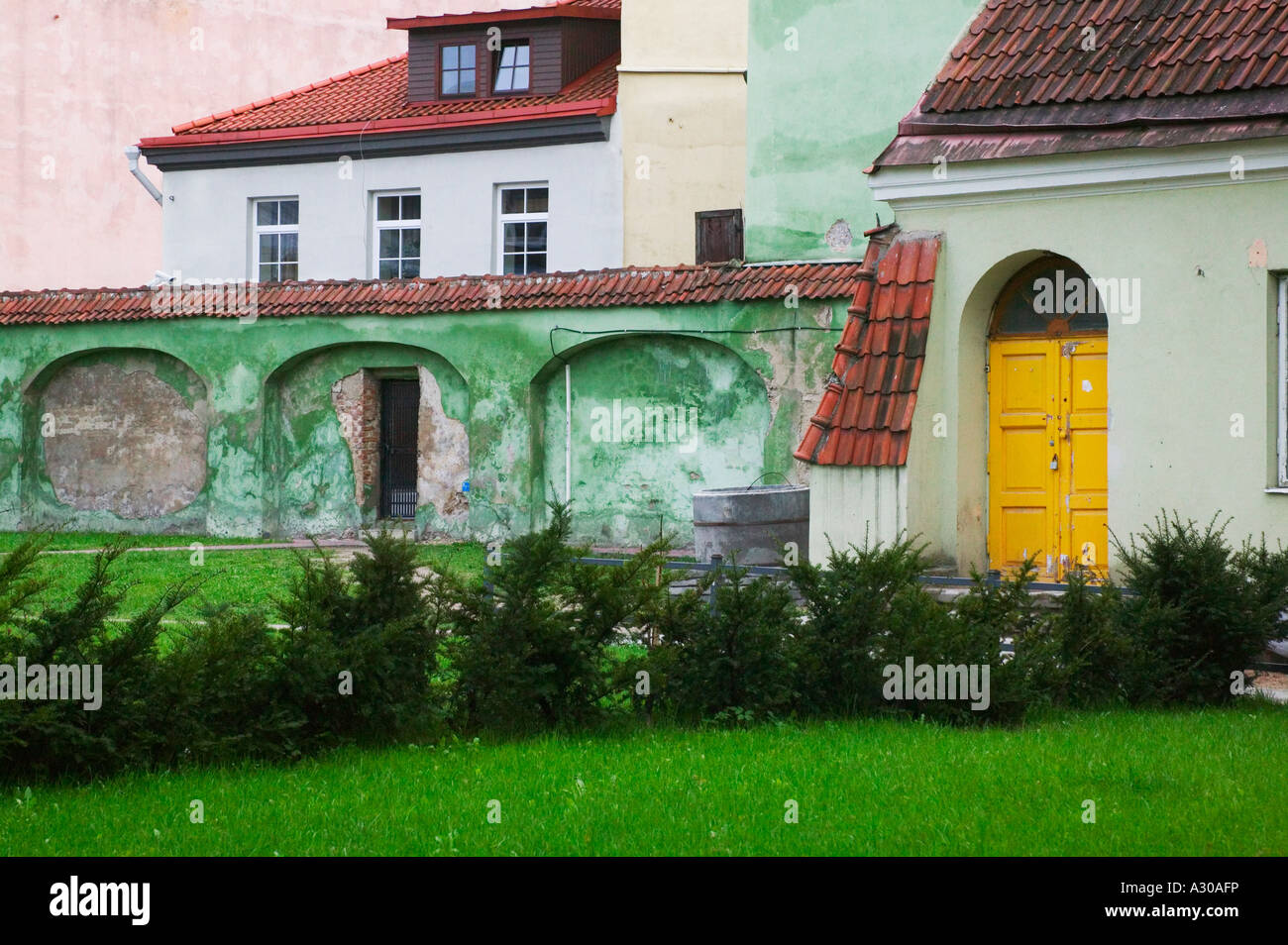 Traditional house Vilnius Lithuania Stock Photo - Alamy
