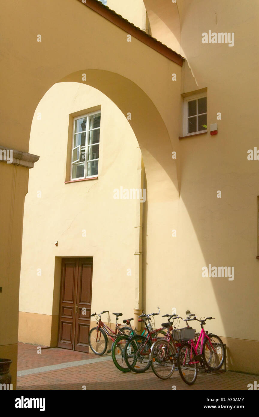 Vilnius University in the old town Vilnius Lithuania Stock Photo - Alamy