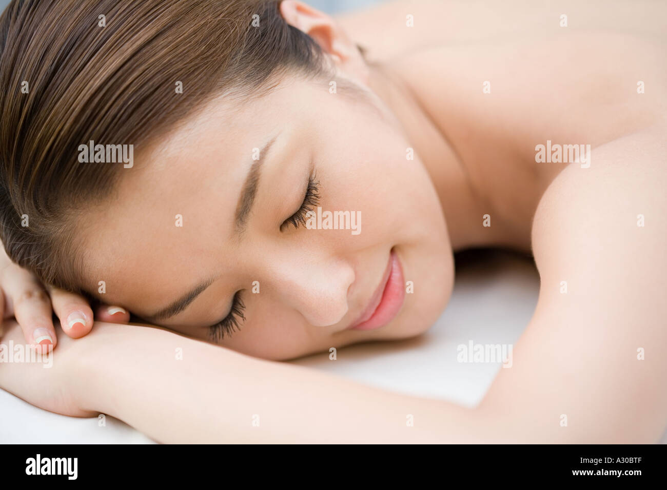 Only Female Facial Massage High Resolution Stock Photography and Images ...