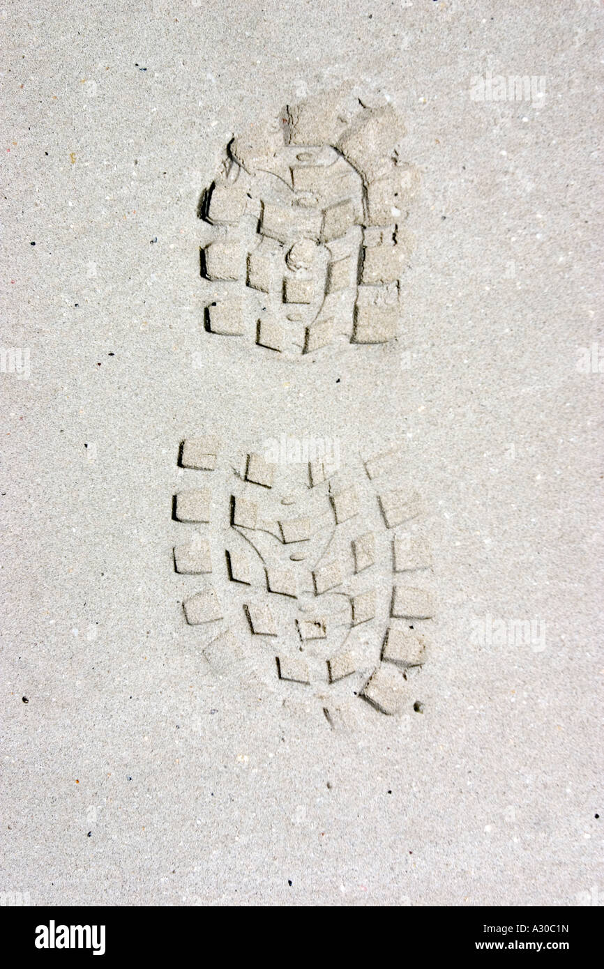The footprints we leave behind Stock Photo - Alamy