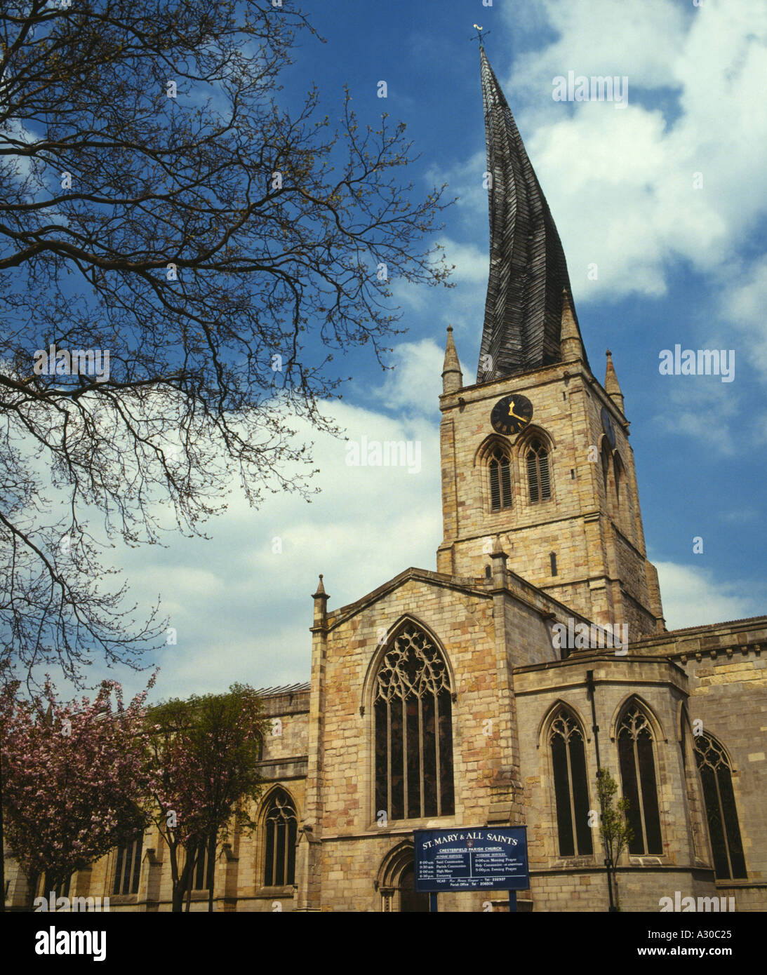 Crooked Spire Church In Chesterfield Stock Photos & Crooked Spire ...
