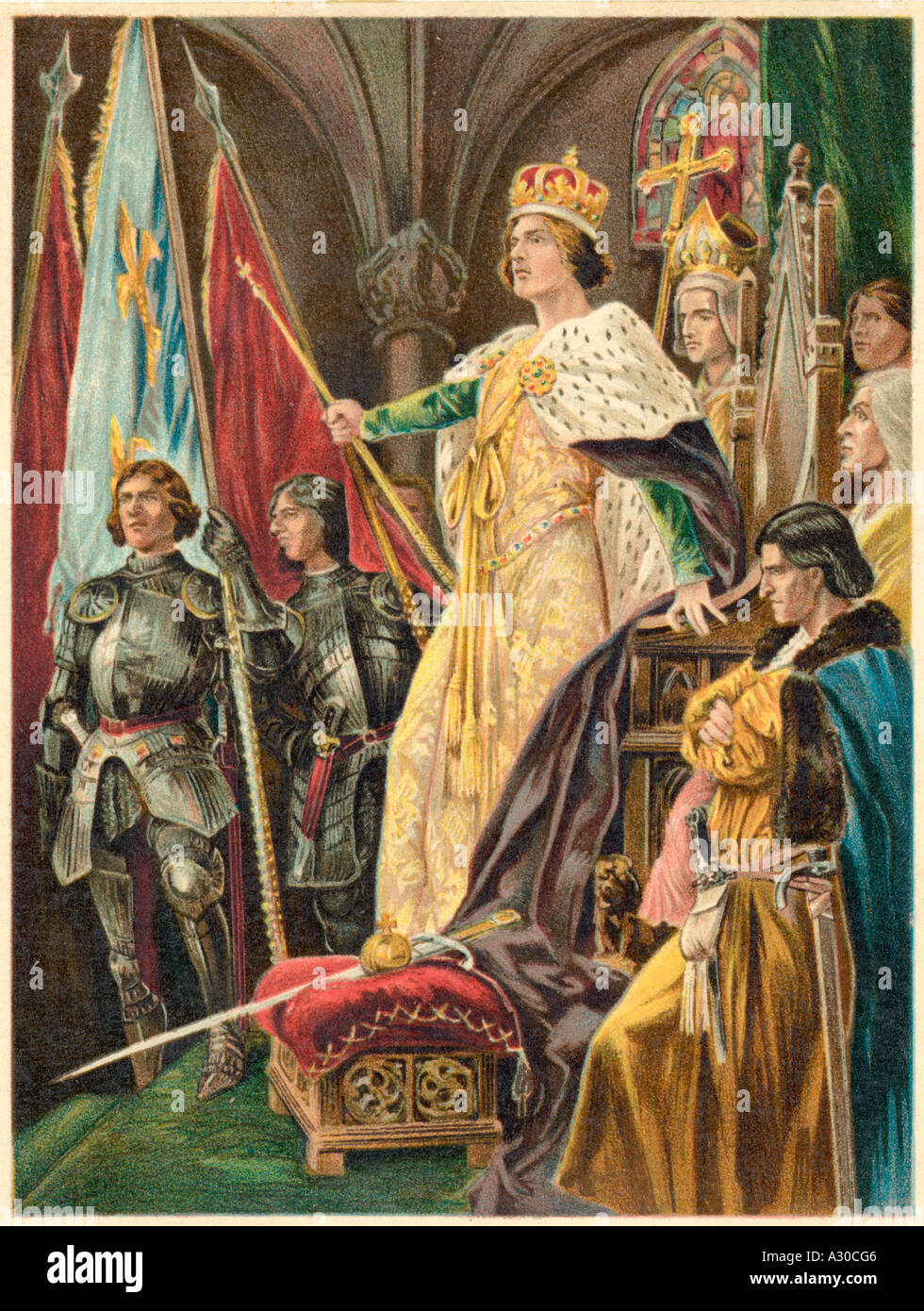 Edward Iv Crowned Stock Photo - Alamy