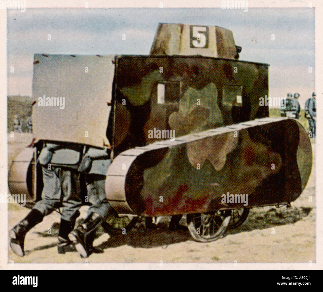 Sham German Tanks Stock Photo - Alamy